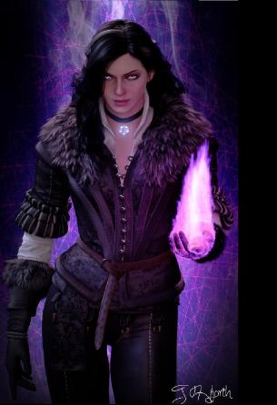 YENNEFER NECROMANCY - Card - Custom Gwent