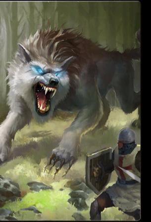 DIRE WOLF - Card - Custom Gwent